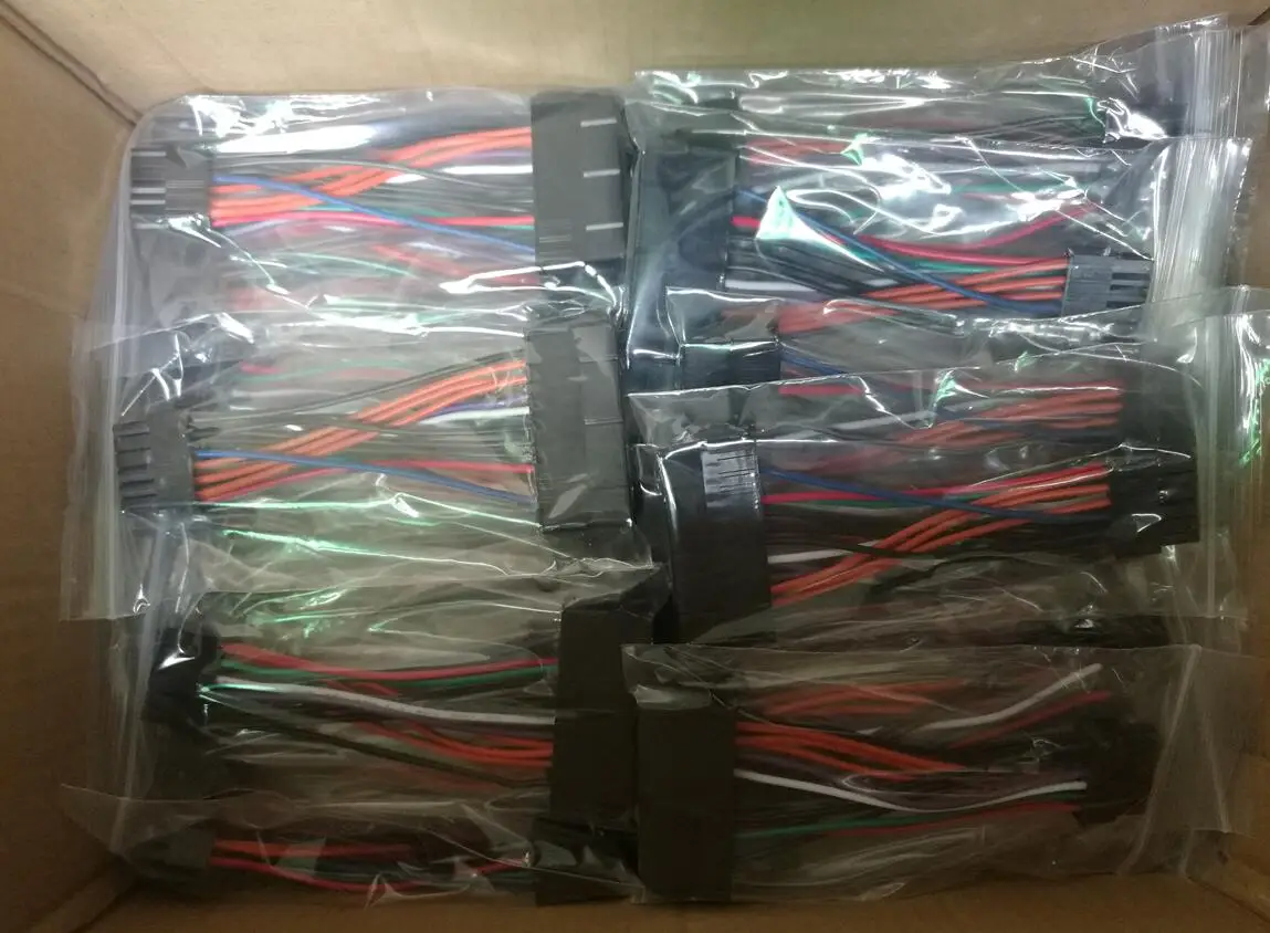 15cm Atx 24 Pin To 12 Pin Power Supply Cable Adapter 24p To 12p Cord ...