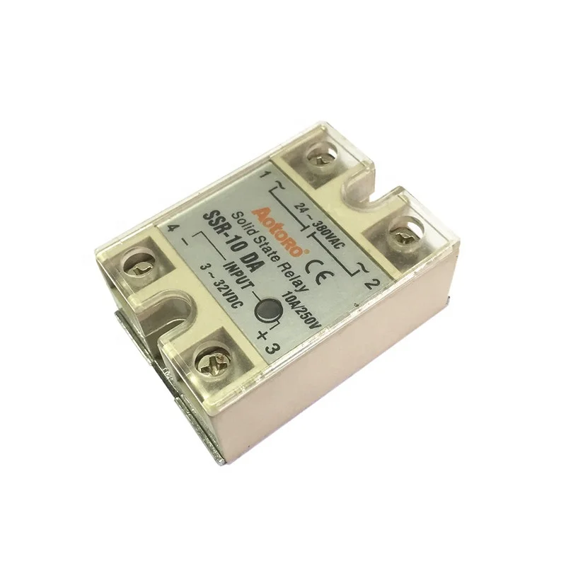 Ssr-10da 10a 12v Solid State Relay 24v Dc Ssr 10da - Buy 12v Solid ...
