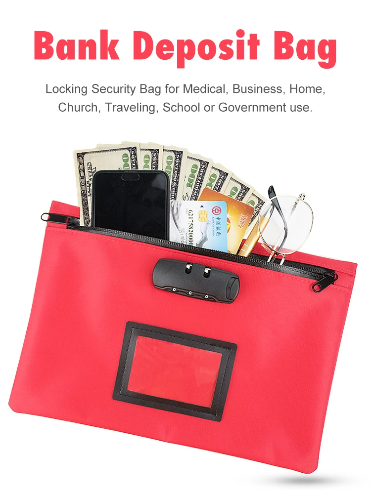 Bolsa De Seguridad Para Dinero - Reutilizable Y Waterproof
