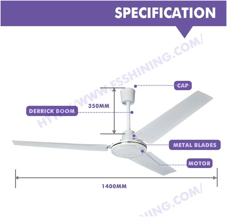 Ceiling Fan 220v Philippines Industrial Ceiling Fans Stainless Steel 56 ...