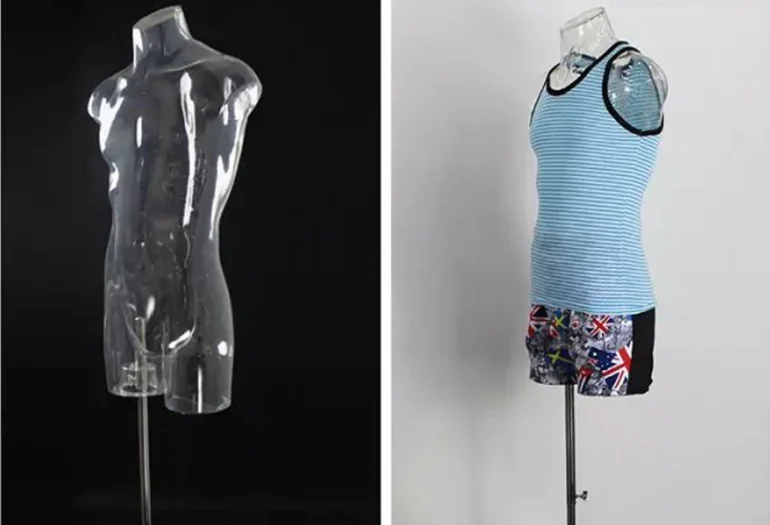 Transparent Female Mannequin - Perfect for Shop Displays