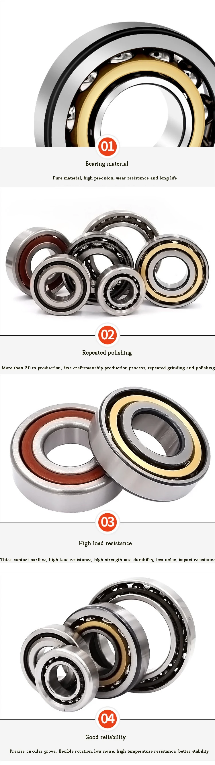Hot Sales Contact Angular Ball Bearing 7302 B-XL-JP-UA Bearings ...