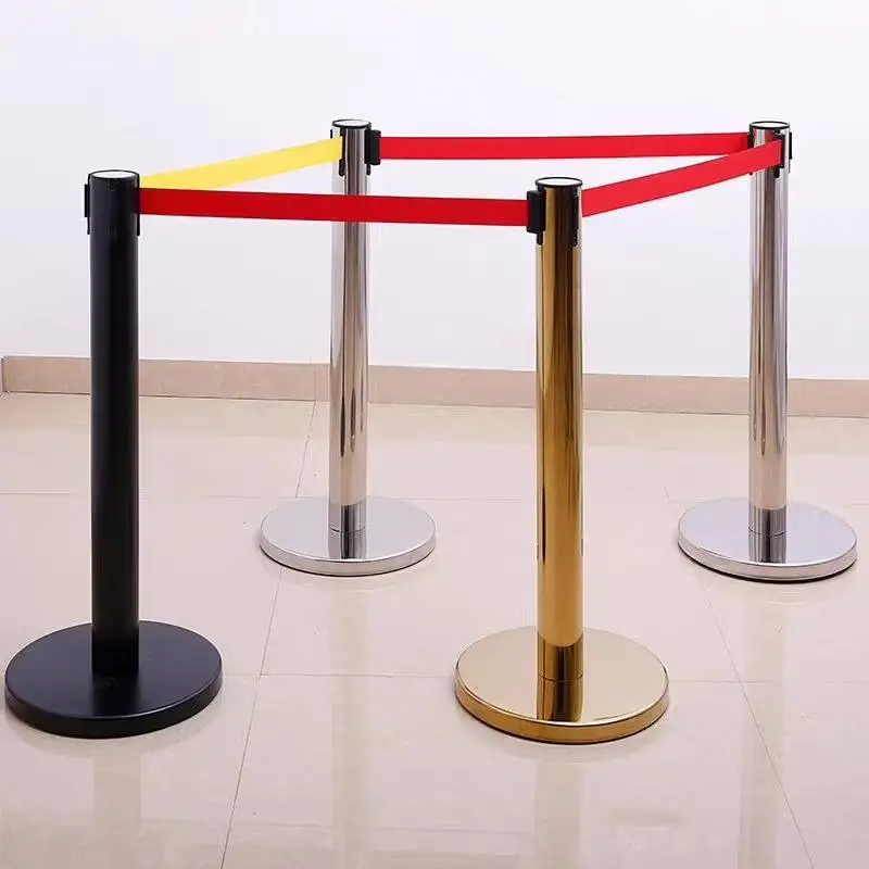 Customised Stainless Steel Stanchion Pole for Crowd Control