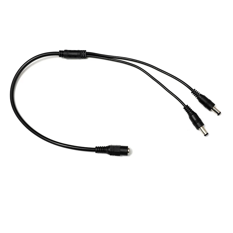 DC 1 to 2 Power Splitters /DC Power Plug Splitter Cable with 5.5 2.1mm ...