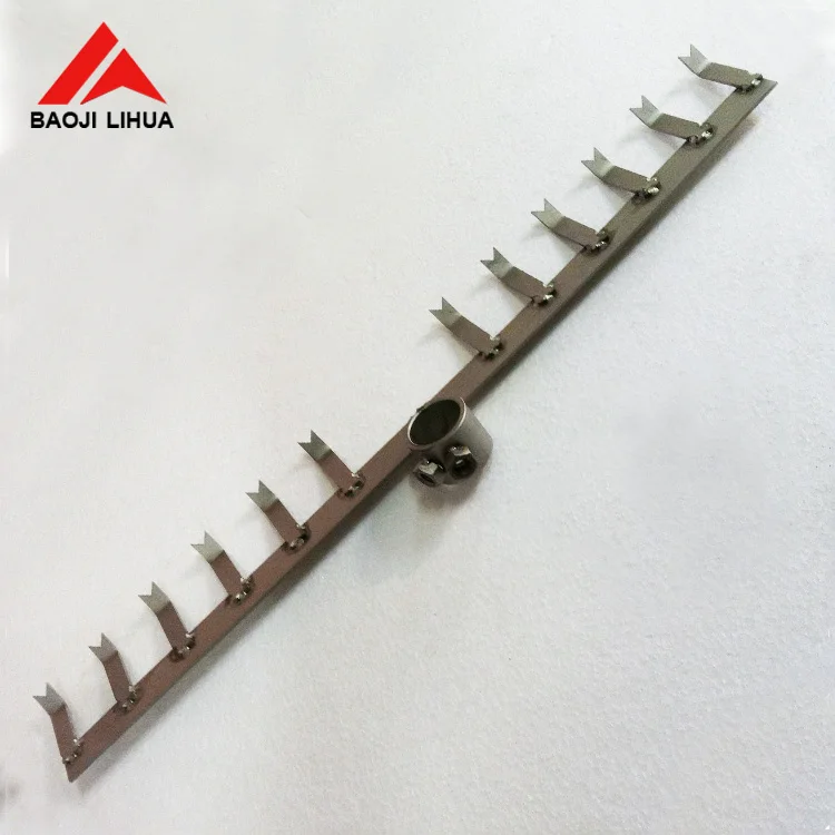 Long Service Life Gr1 Titanium Anodizing Rack Pure Titanium Jigs ...
