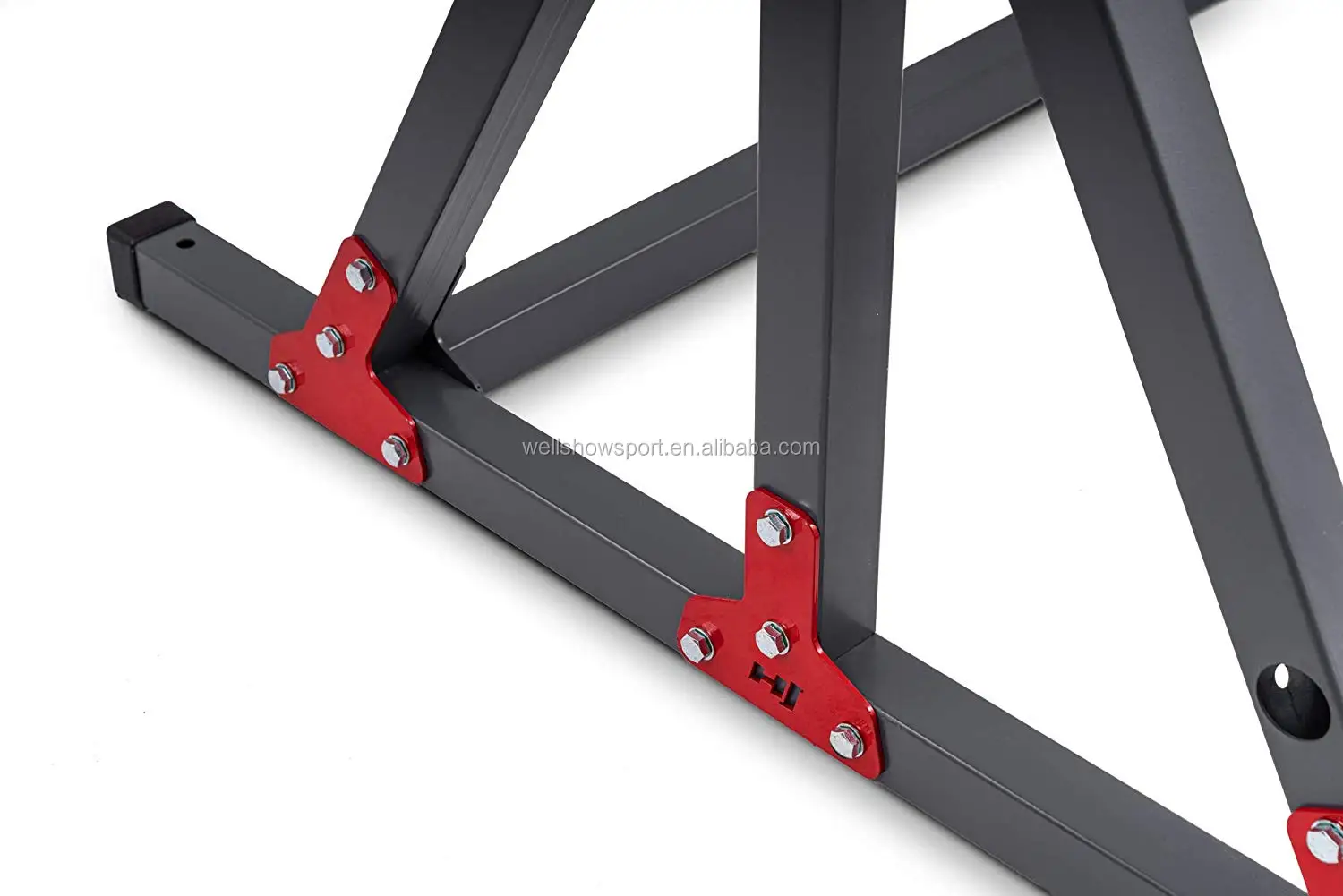 Wellshow Sport Adjustable Height Power Station With Pull-up Bar And Dip ...