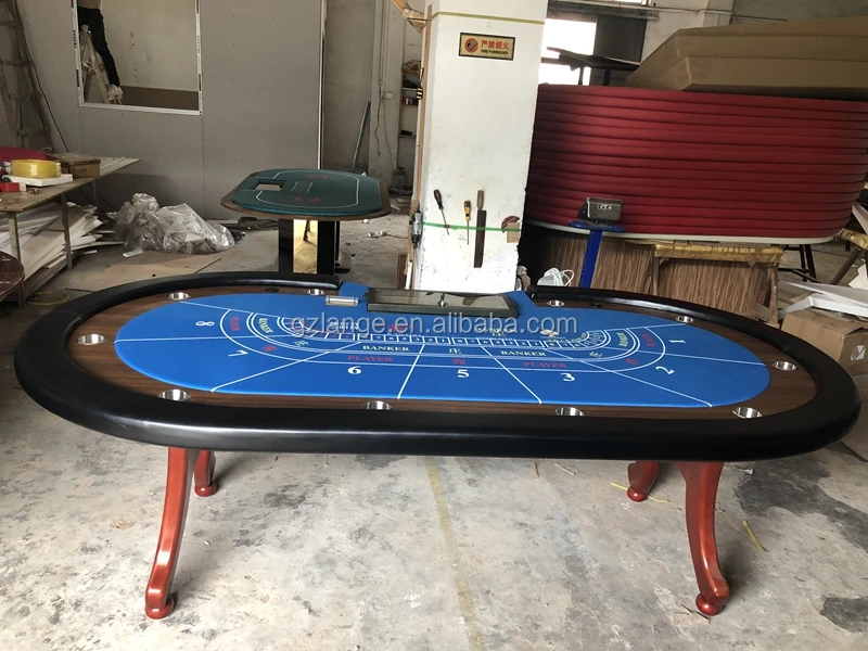 Deluxe Blackjack Games Table De Poker Casino Gaming Table With Layout ...