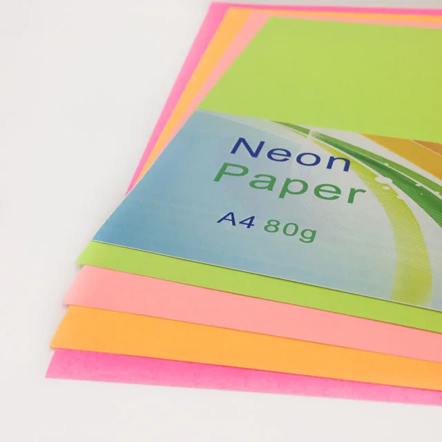 A4 Neon Paper And Cardboard - Buy Neon Paper,Neon Cardboard,Neon Card ...