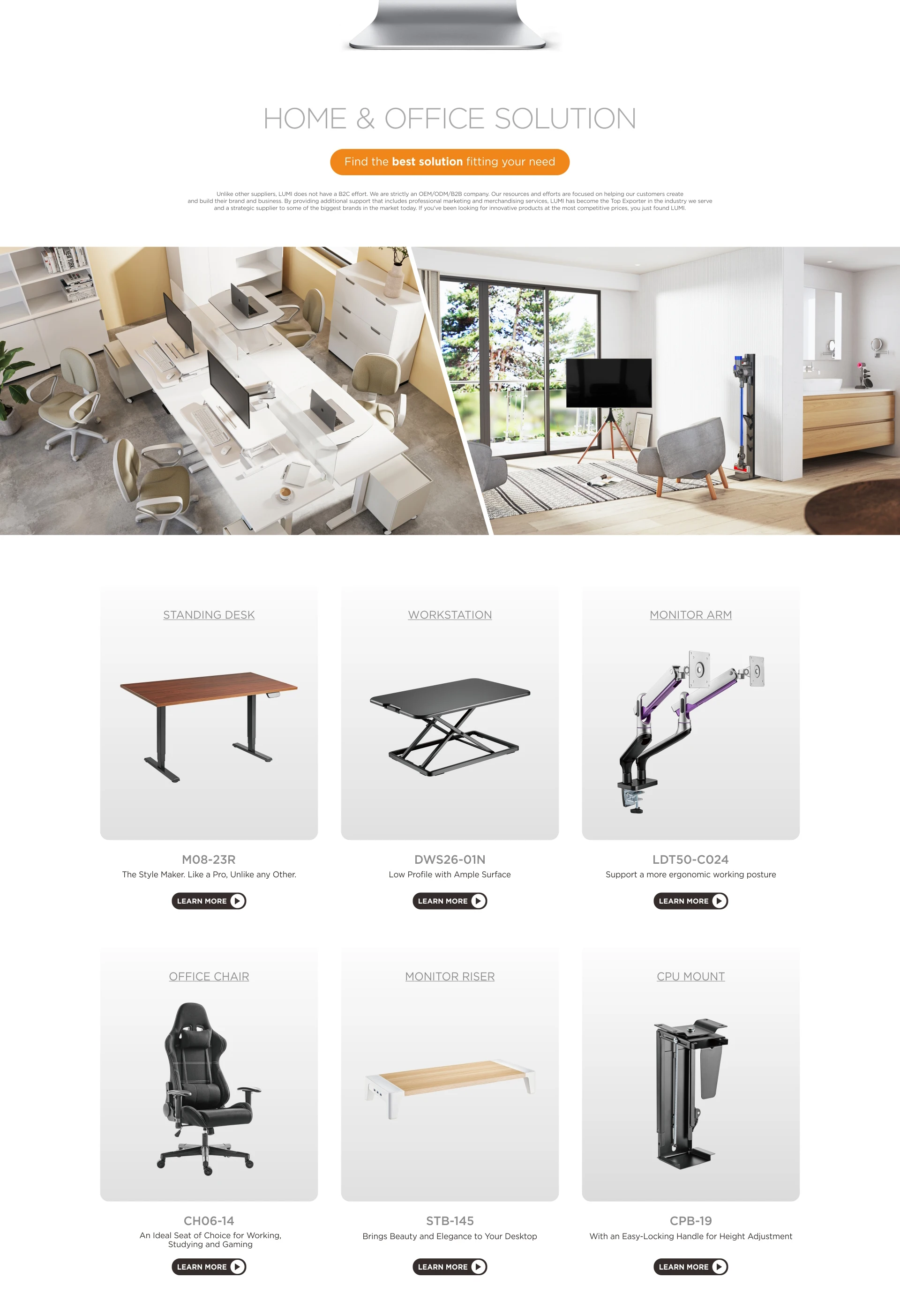 Lumi Legend Corporation - Workstation, Electric Desk