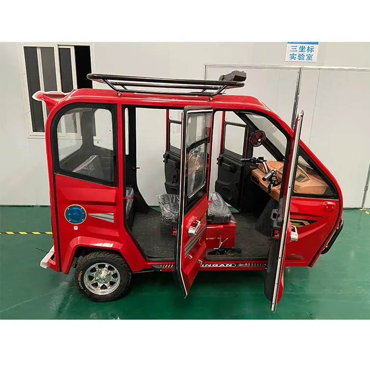 Luxury Charged Tricycle - Mini Electric Car for 3 Passengers