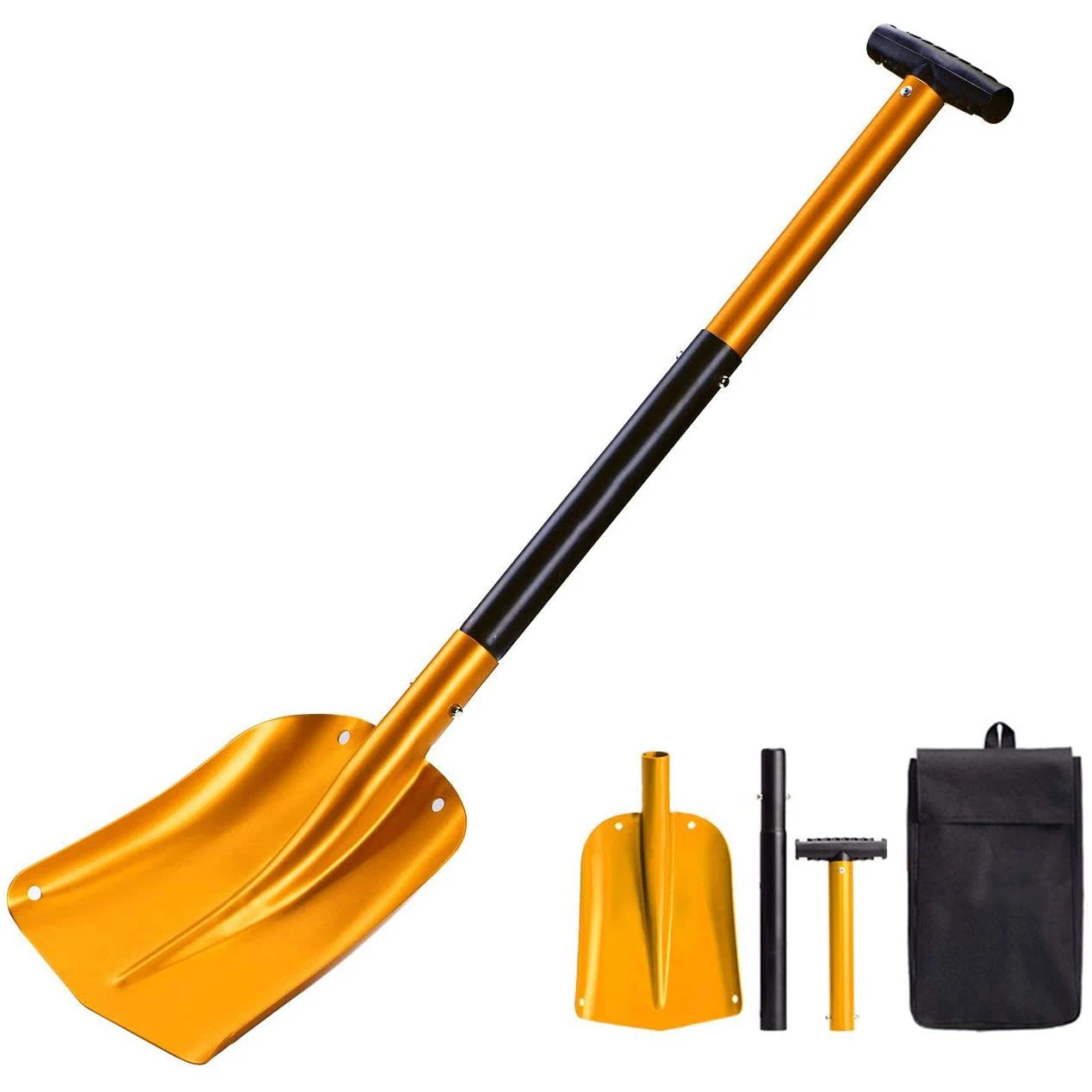 Aluminum Sports Utility Shovel Set Of 3 Foldable Design Lightweight ...
