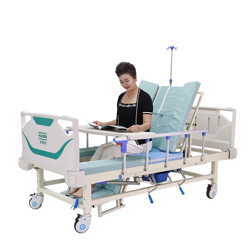 Portable Steel Detachable Easy Open Patient Nursing Hospital Bed For ...