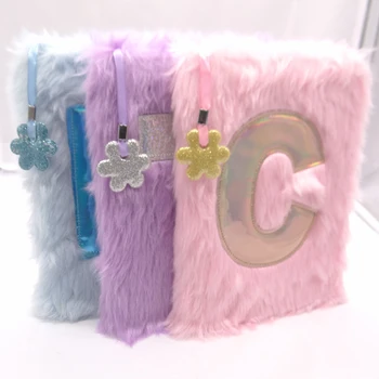 Custom Personalized Cute Composition Fluffy Notebook With 3d - Buy ...