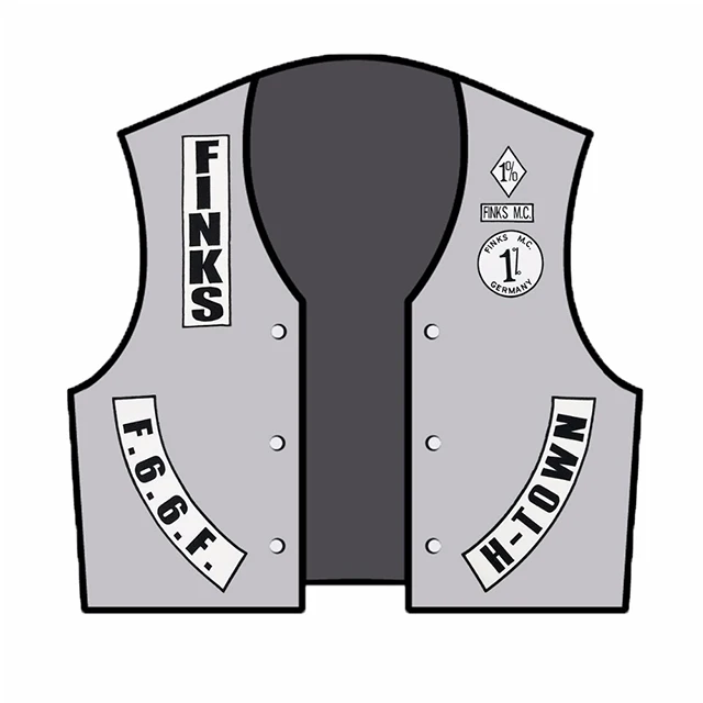 Finks Pennsylvania MC 1% - Custom Embroidered Patches