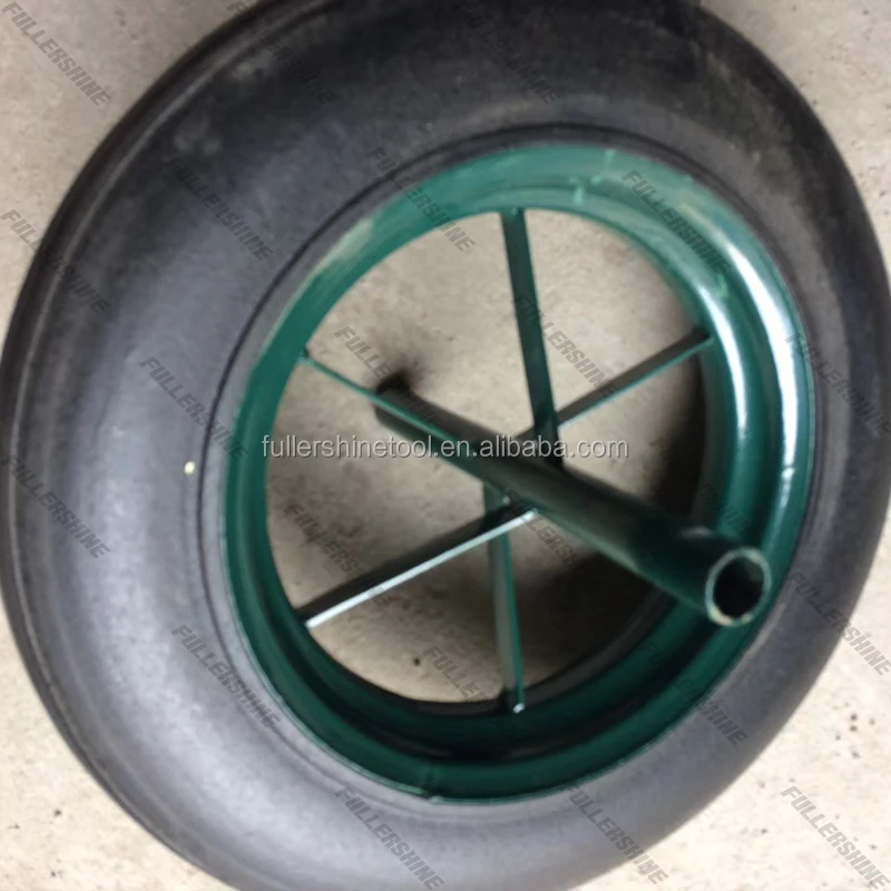 Rubber Tire Material And Metal Hub Rim Material 15 Inch Solid Rubber ...