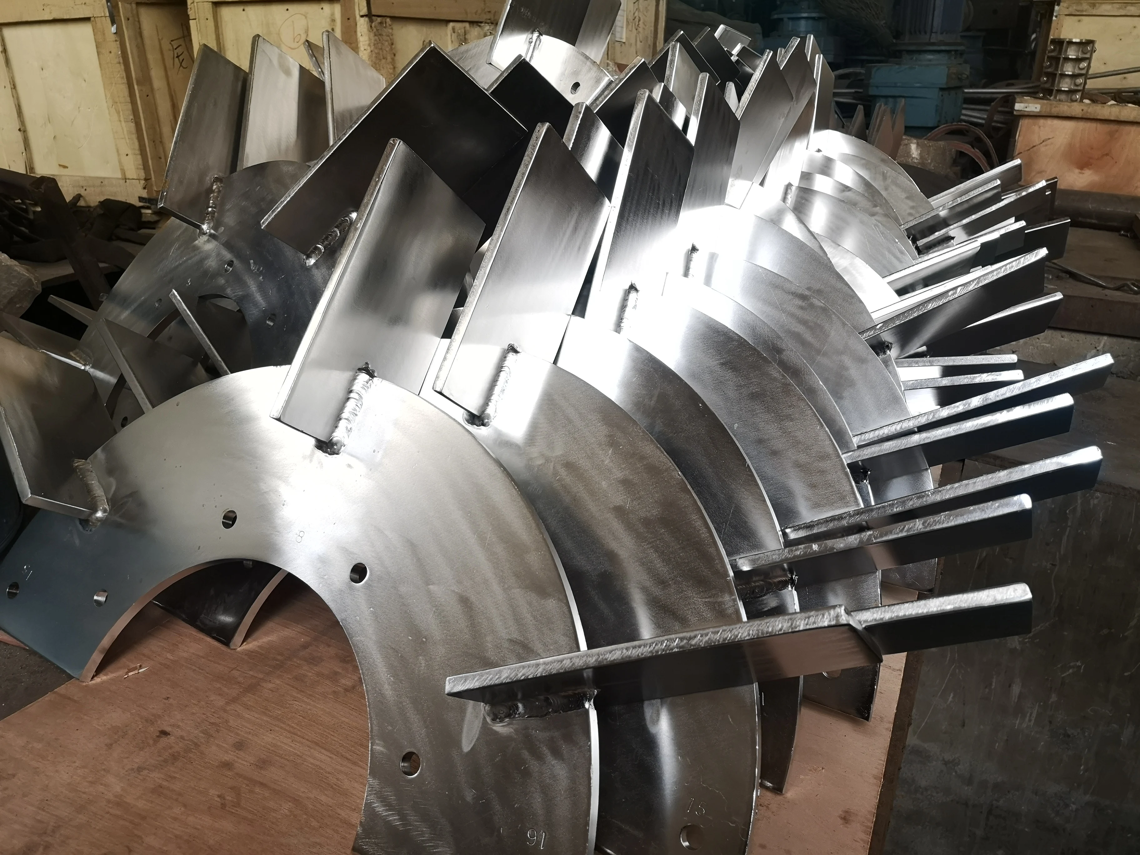 Rushton Turbine Impeller & Flat Blade Disc Agitator For Food ...