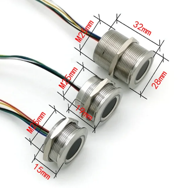 R503 Circular Capacitive Fingerprint Identification Module