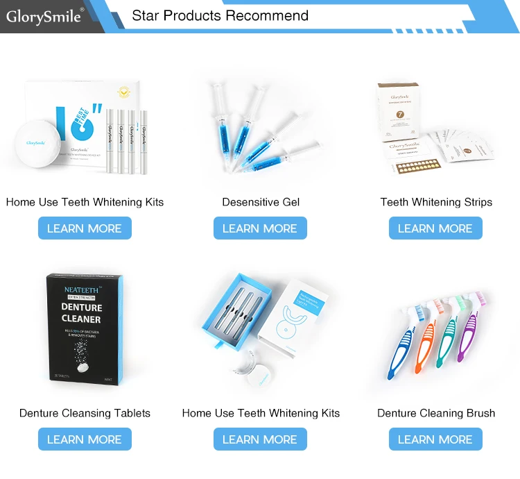 Glorysmile One-stop Shop Dental 22% Hp Dual Gel Syringe Tooth Bleaching ...