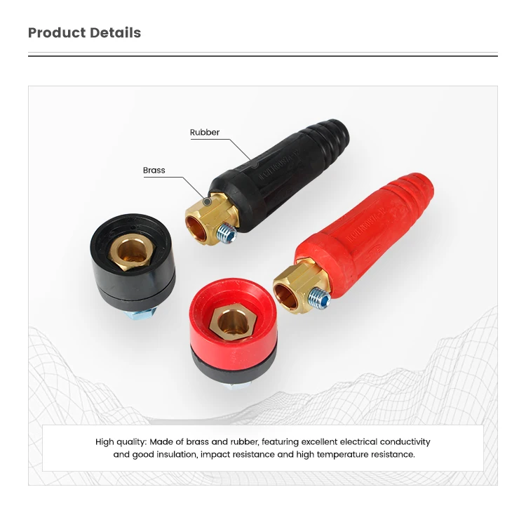 Welding Cable Panel Connector-plug Socket Europe Style Kdj95-120 ...