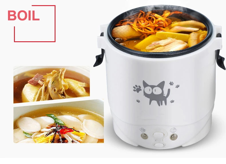 1l Electric Mini Rice Cooker Multifunctional Portable Cookers Used In ...