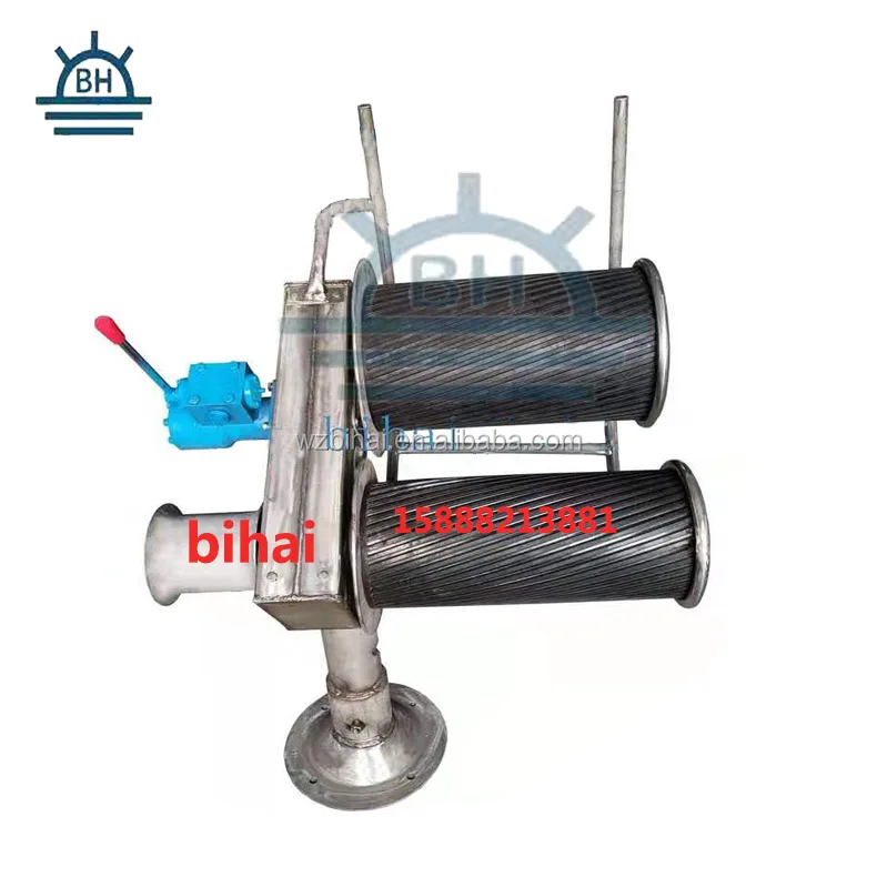 Hydraulic Fish Net Hauler For Ground Cage Net Gill Net Trawl Big ...