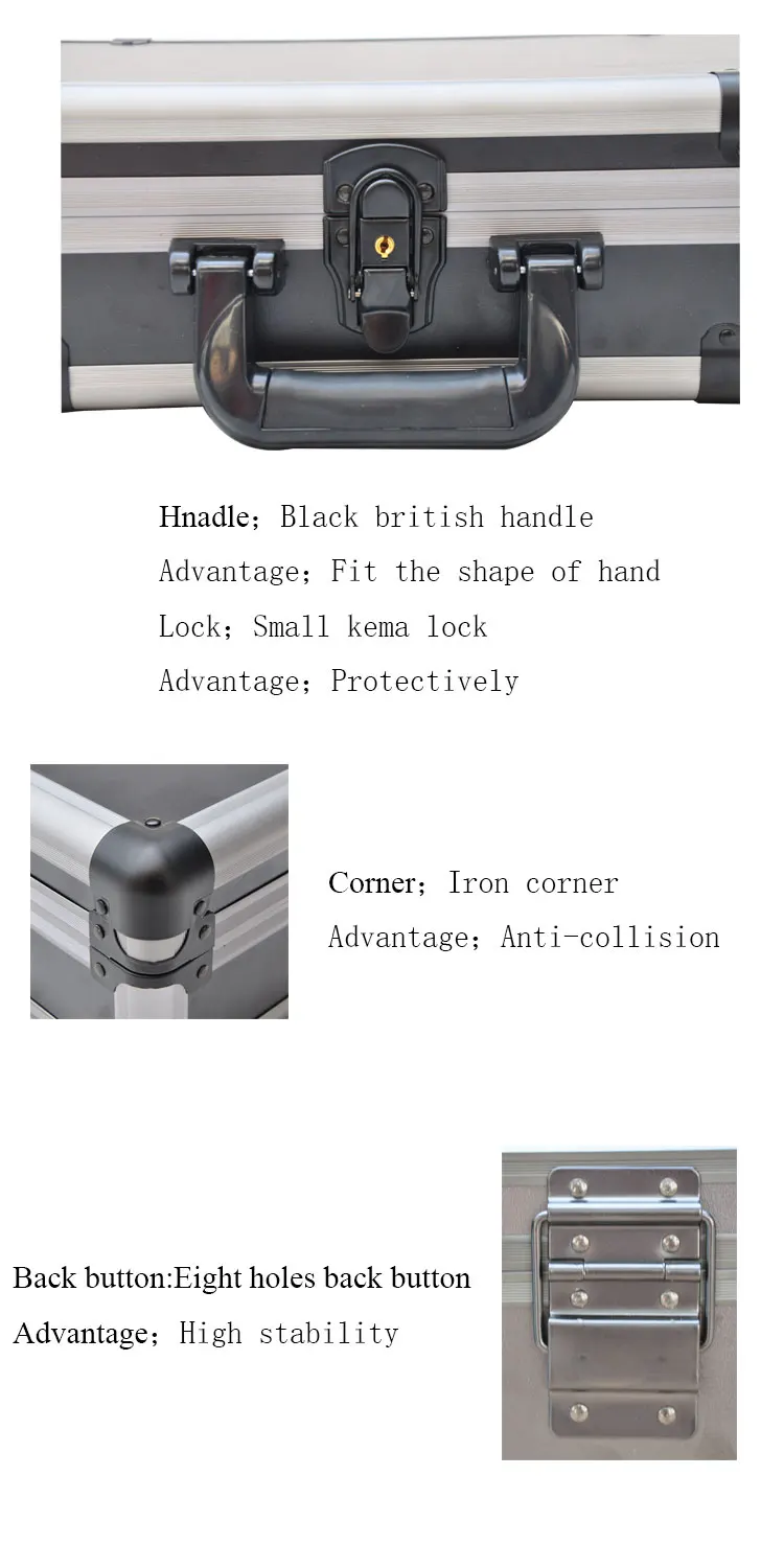 Aluminum Toolbox For Trucks Bow & Arrow Sample Storage Portable ...