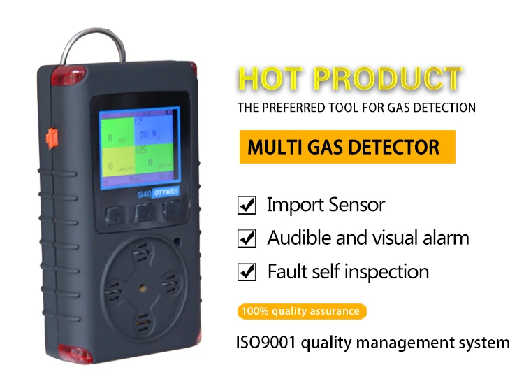 Nox NO2 NO SOX SO2 SO3 H2S Gas Leak Analyzer - Portable & Accurate