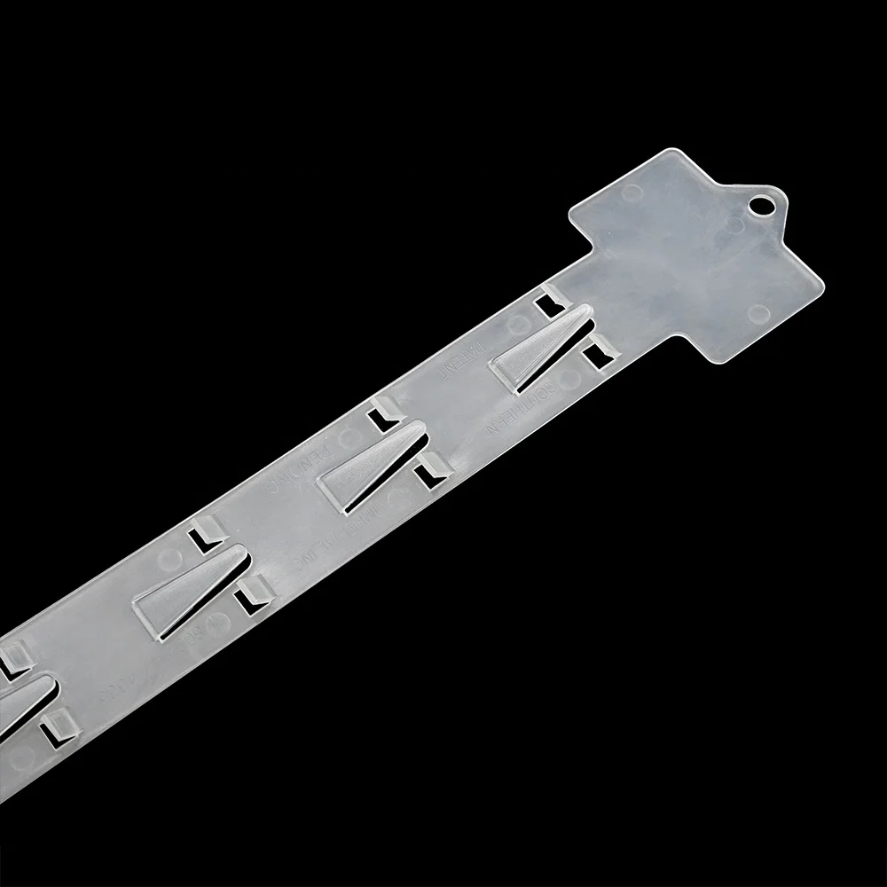 Retial Plastic Hanging Display Clip Strips For Supermarket Hang Strip ...