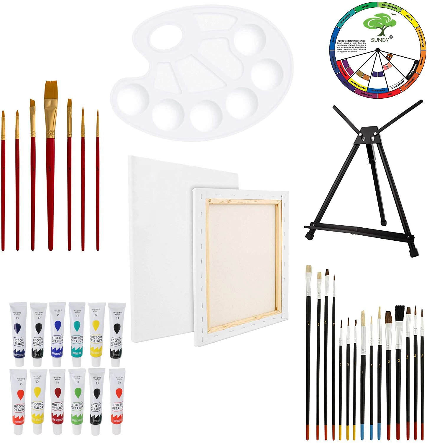 Wholesale School Kids Drawing Art Stationery Painting Set Stretched ...