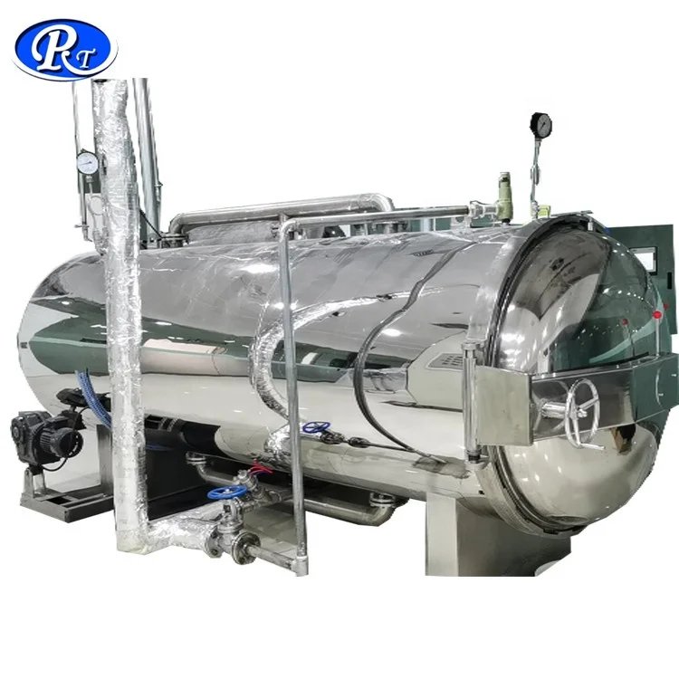 Automatic Spray / Cascade Steam Retort Food Processing Autoclave - Buy ...