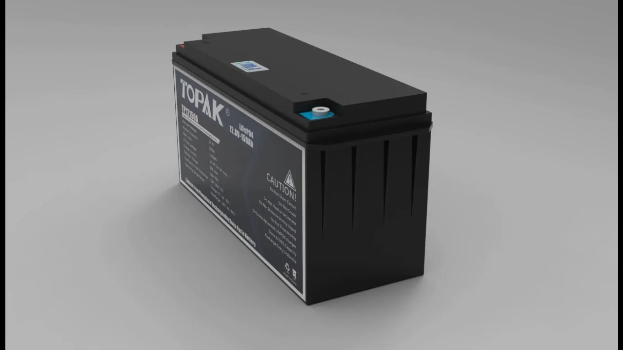 Topak 150ah 12v Lithium Battery Lifepo4 Battery Pack With Lcd Deep ...