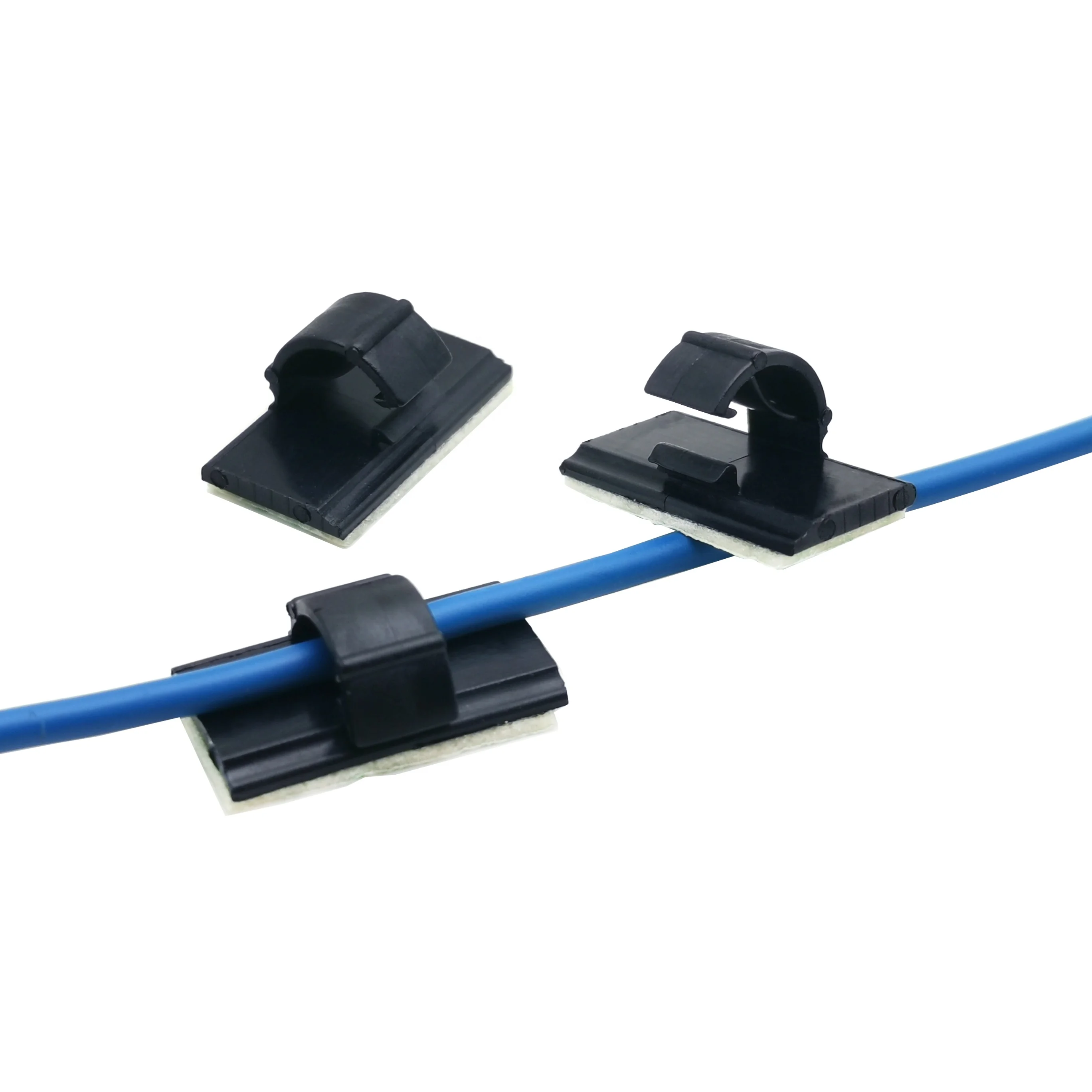 Adhesive Small Plastic Cable Clip for Car Charger Wire