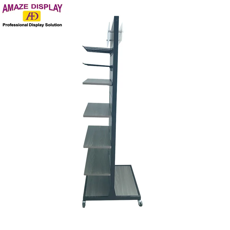 Mdf Slatwall Panels With Aluminum Insert Retail Hanging Display Rack ...