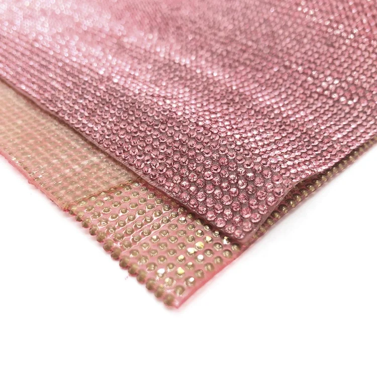 S065 Stained Pink Rhinestone Sheet Self Adhesive Diamond Sticker Self ...