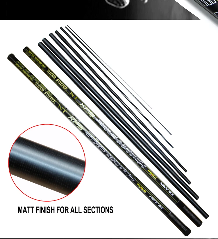 11.00mt 12.50mt Super-stiff Match Fishing Pole Put Over Pole Rod - Buy ...