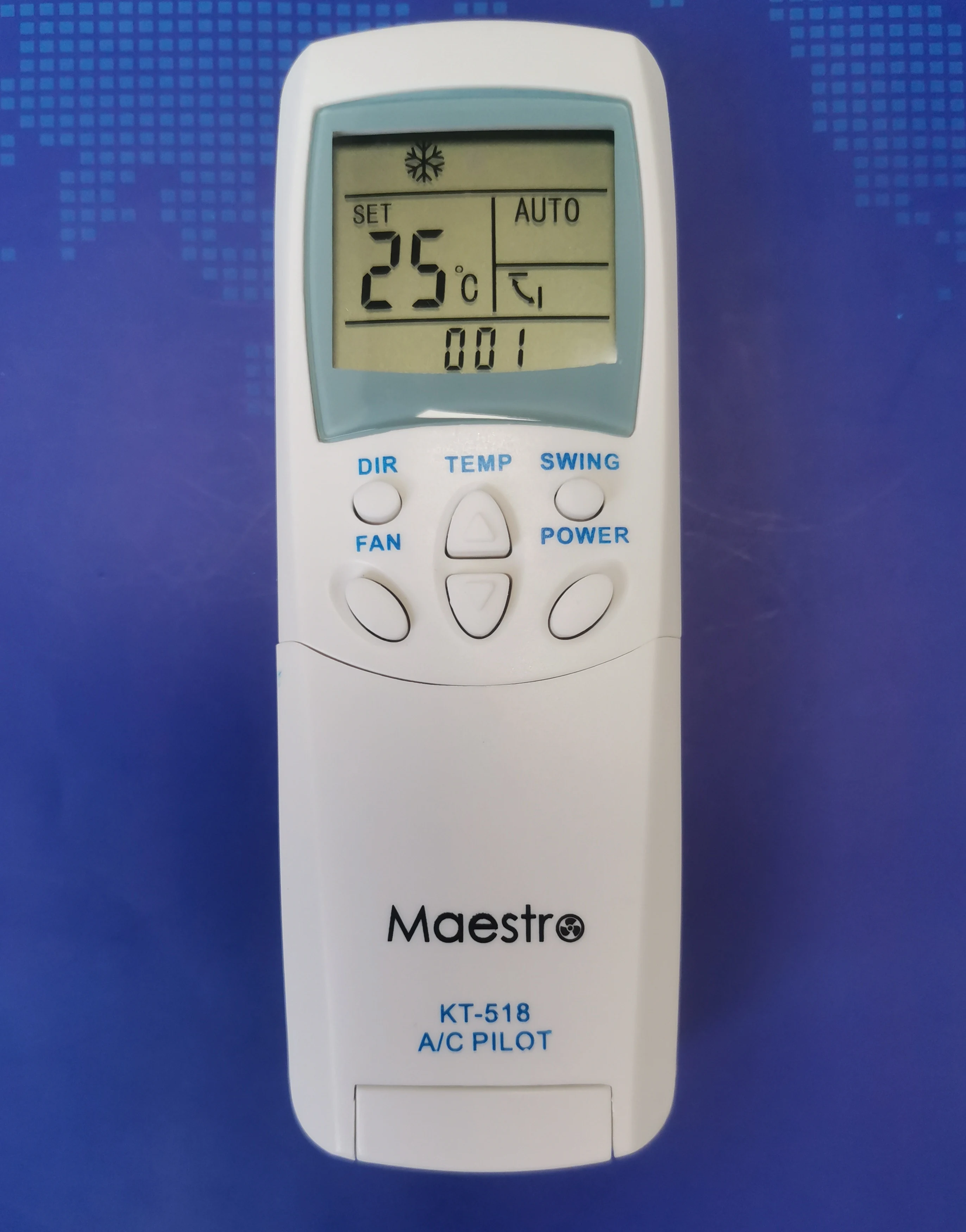 Universal A/C Remote Control KT-518 - 500 Codes More