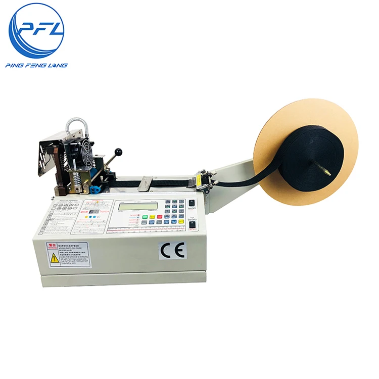 PFL-890S Hot Cut Satin Fabric Ribbon Cutting Machine