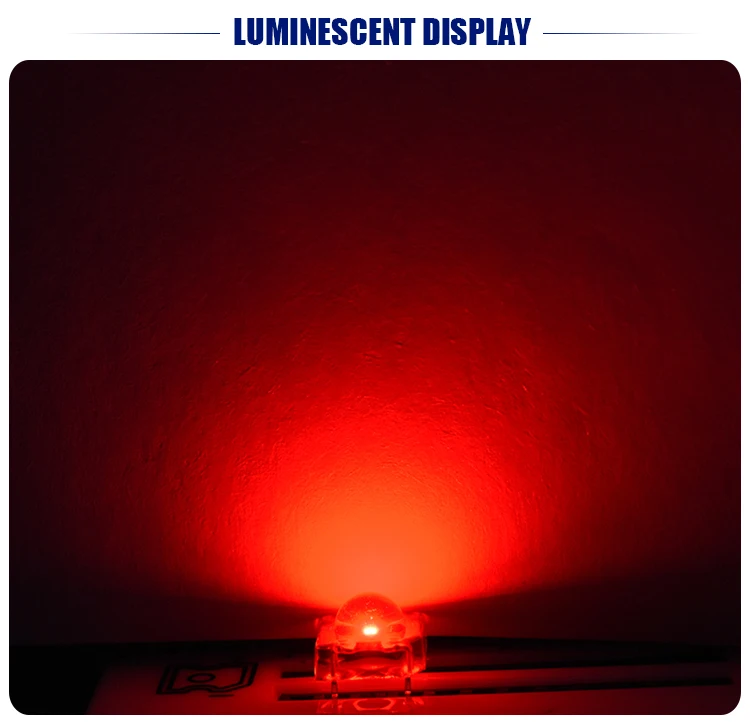 Piranha Super Flux Led Ultra Brightness High Luminous Red Water Clear ...