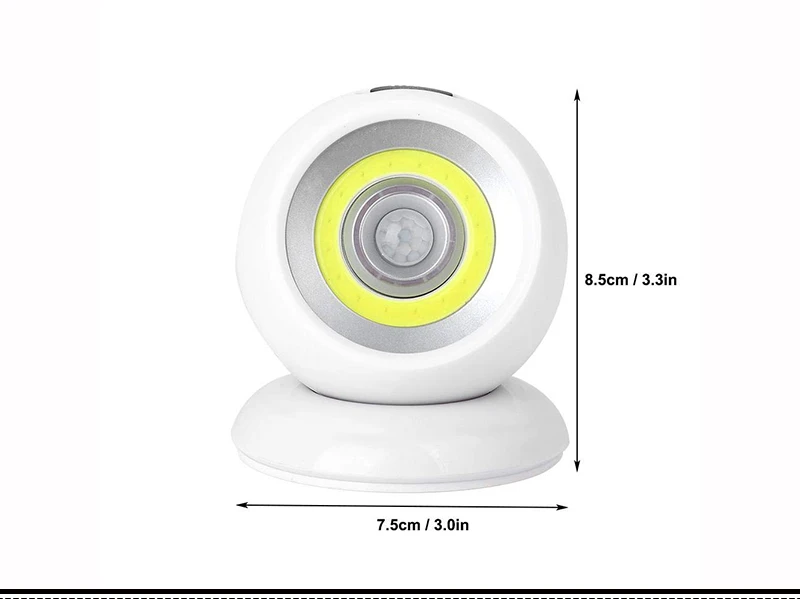 360 Degree Motion Activated Portable Night Light Led Motion Sensor ...