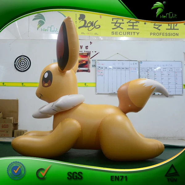 Hongyi Inflatable Animal Toy Ride on Inflatable Rabbit