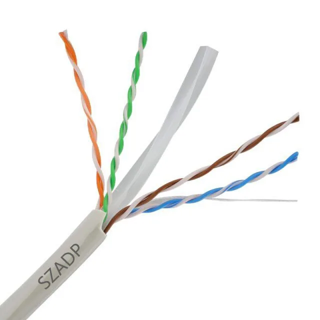 High Quality AMP Lan Cable UTP 4 Pairs Cable Cat 6 305m/roll for Network