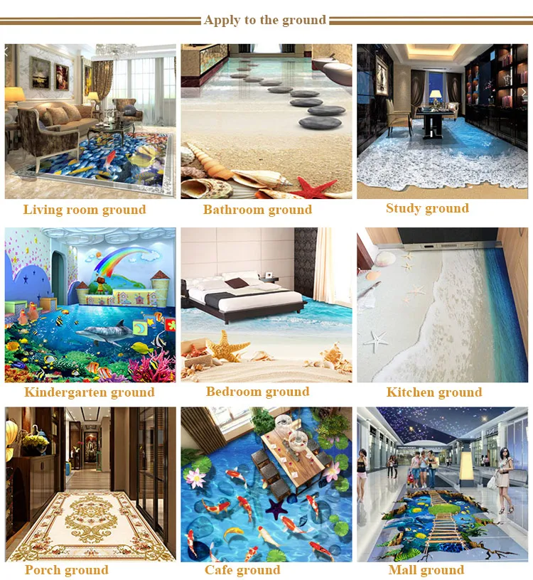 Hot Selling 3d Pvc Waterproof Epoxy Floor Wallpapers Wall Paper 3d Wall ...