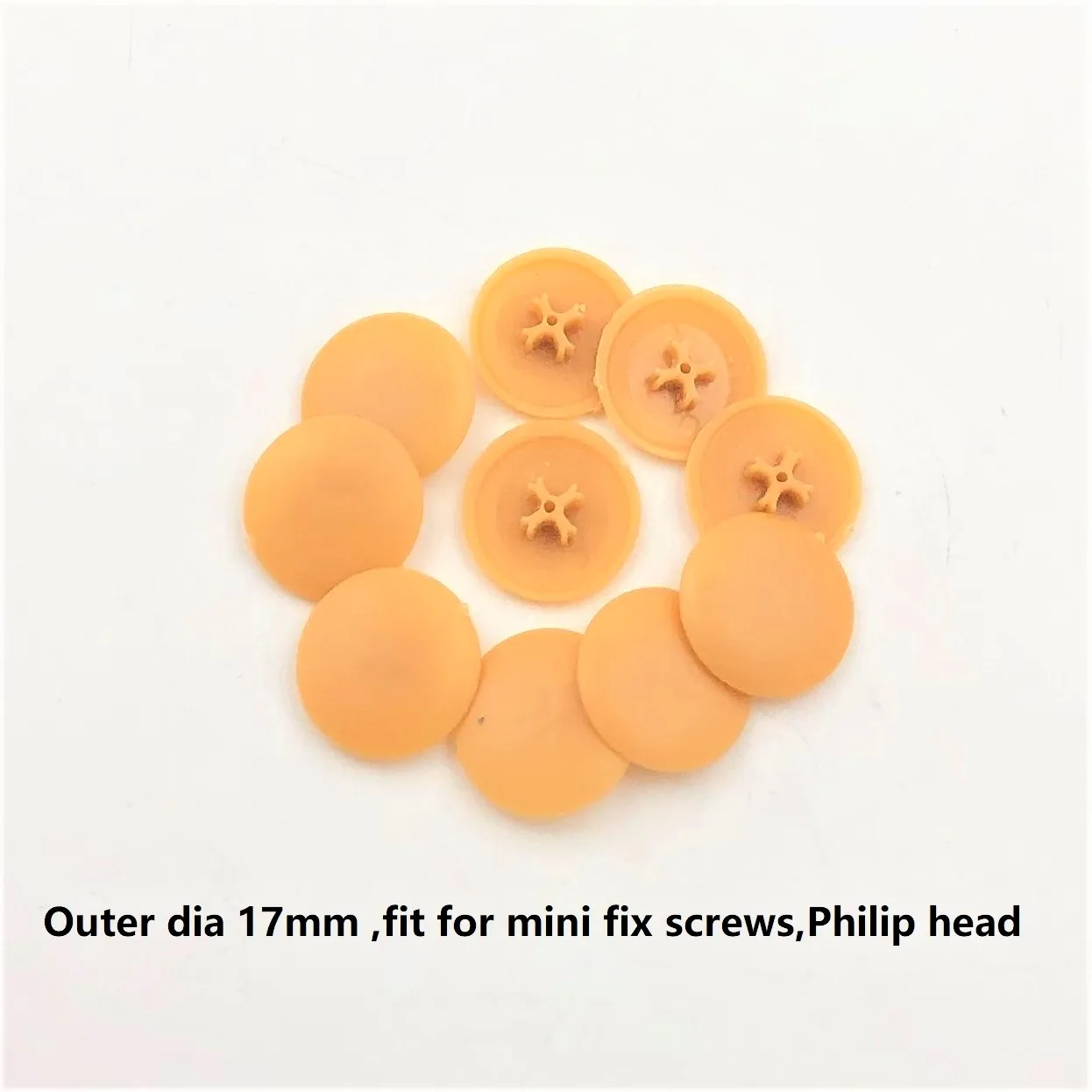 Plastic Decorative Minifix Cover Screw Cap For Furniture Cabinet - Buy ...