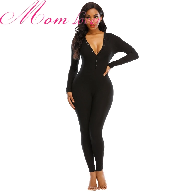 Momlover Onesie with Butt Flap - 100% Cotton Adult Pajamas