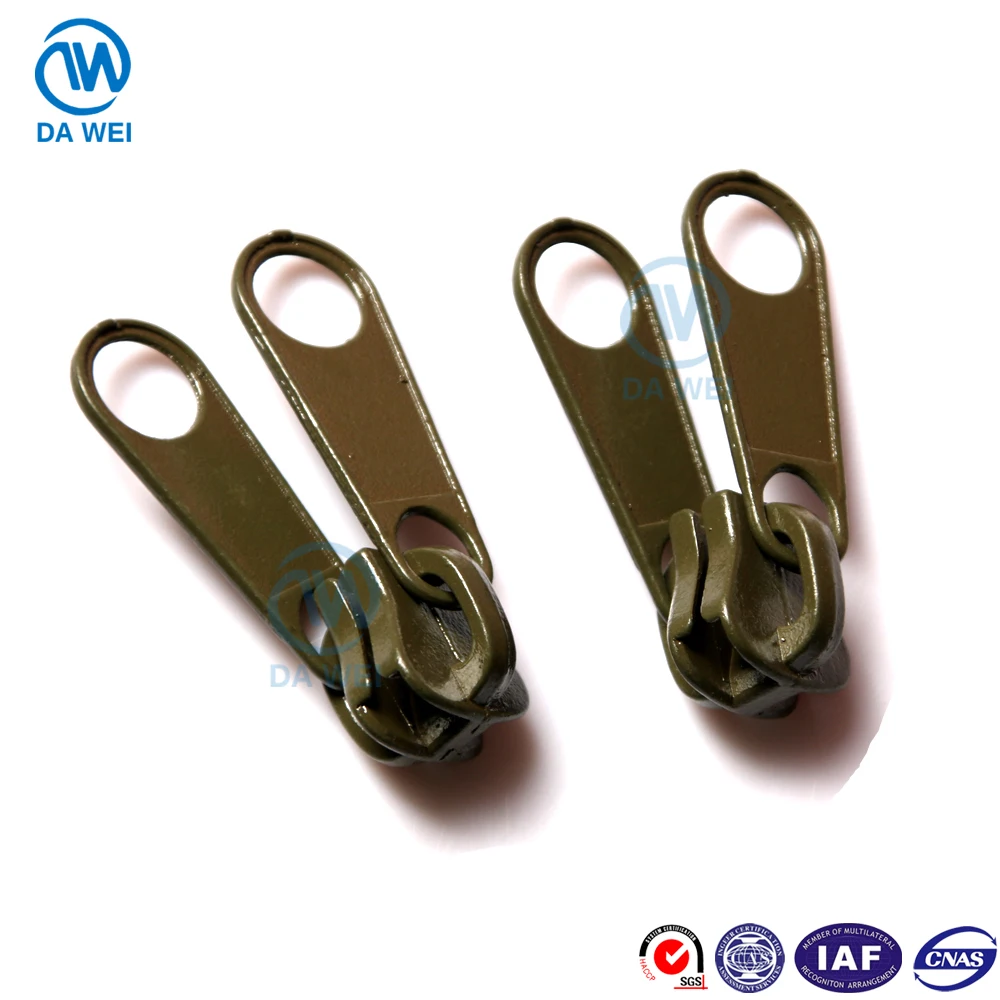 Dawei Brand Slider Reversible No.8 Customize Zipper Pull Head Slider ...