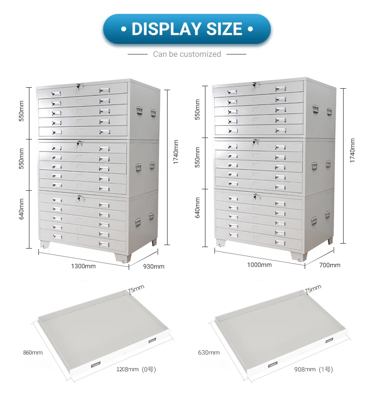 IYANEN A1 Drawings Storage Filing Metal Cabinets - Durable & Secure