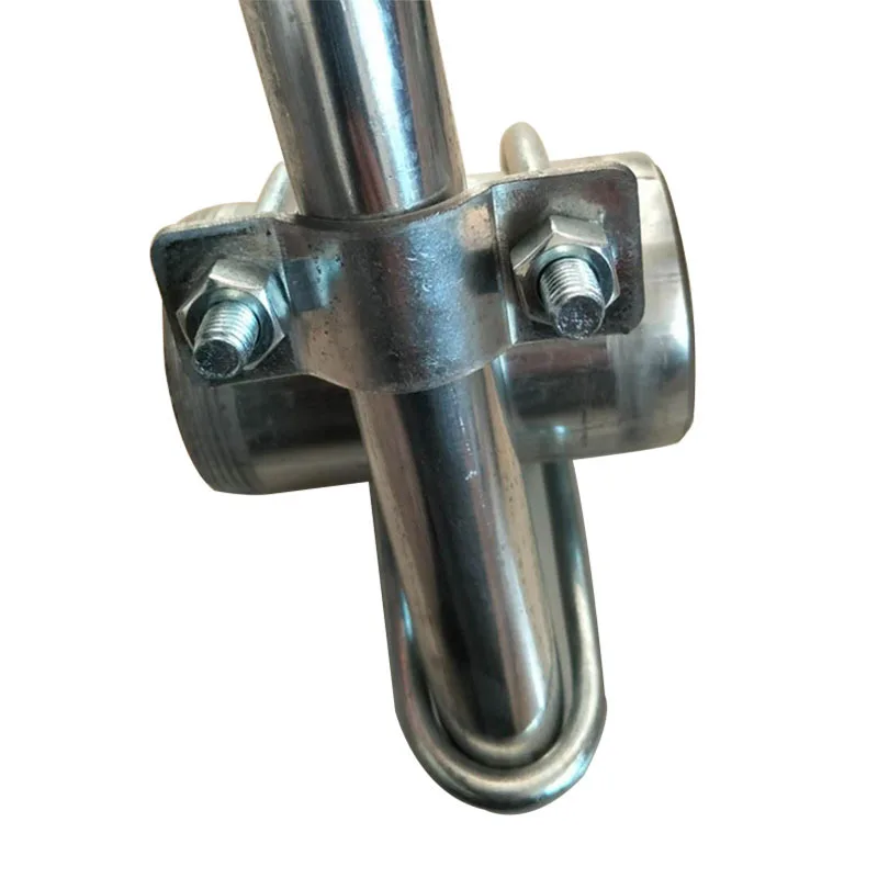 Stainless Steel/galvanized Iron U Type Snap Pipe Clamp Cross Clamp ...
