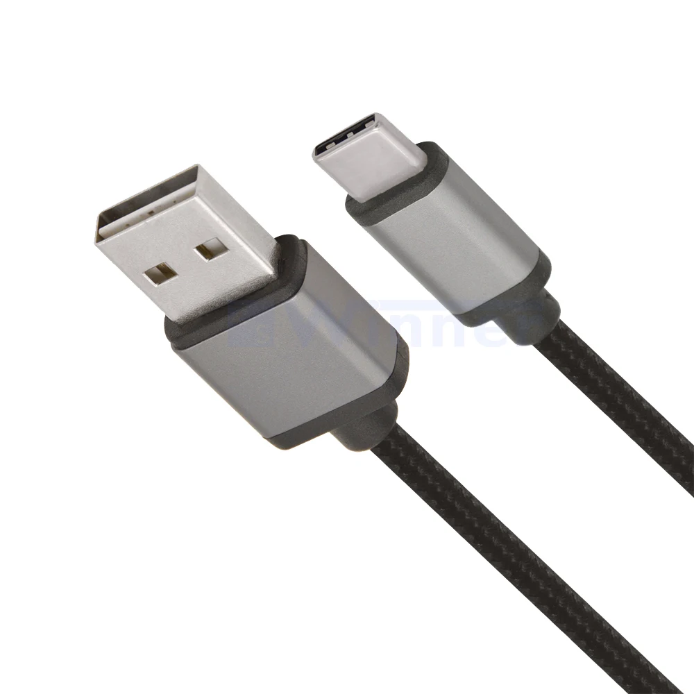 Aluminum Shell Usb Type C Mobile Charge Cable 2.0 Support Charge And ...