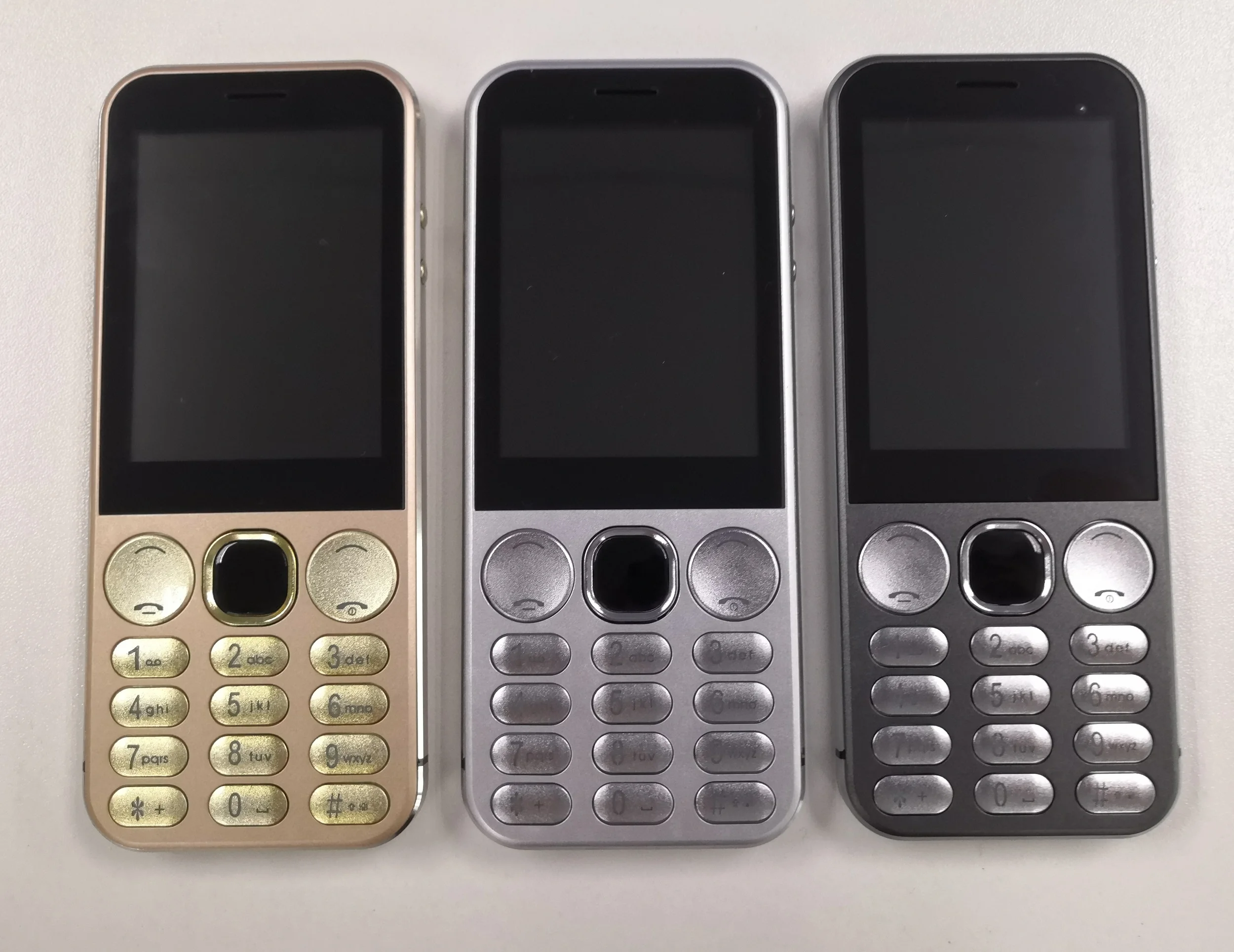 2G GSM Slim Keypad Mobile Phone with Dual SIM - Super Slim