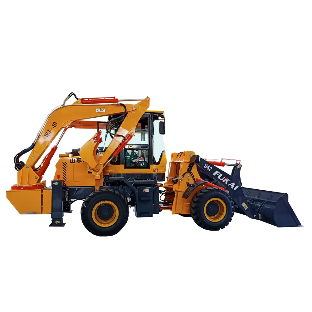 Used 3cx Mini Backhoe Loader Tractor With Front End Loader And Backhoe ...
